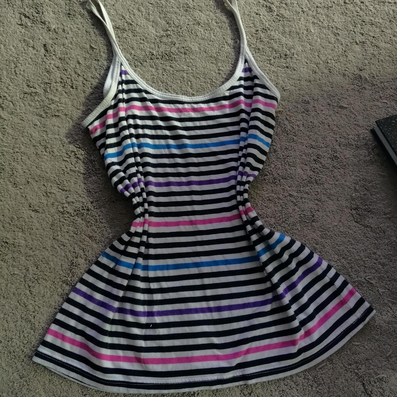 scene emo stripped tank! • great for layering, and... - Depop