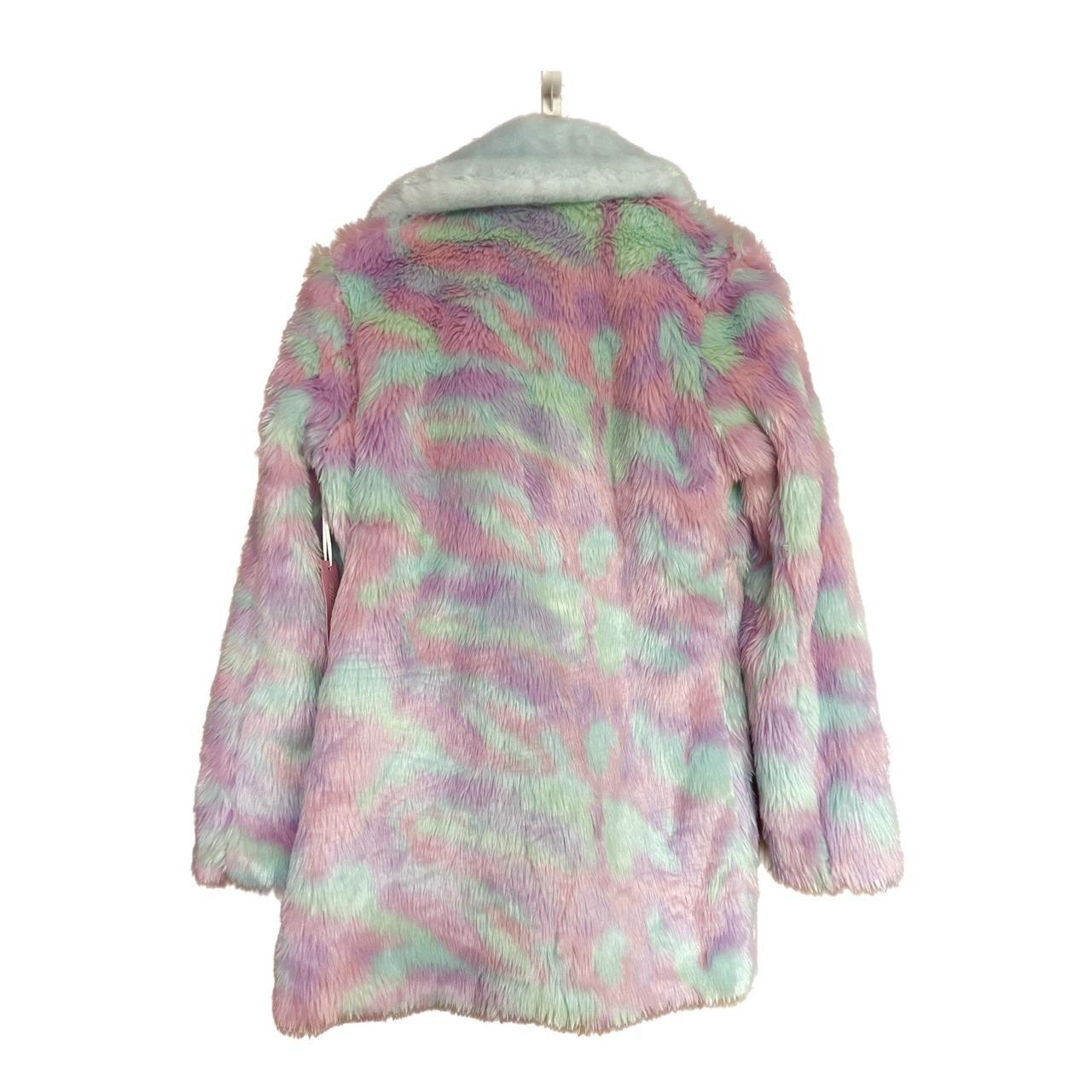 I have a Sugar Thrillz Faux Fur Pastel Jacket that I... - Depop