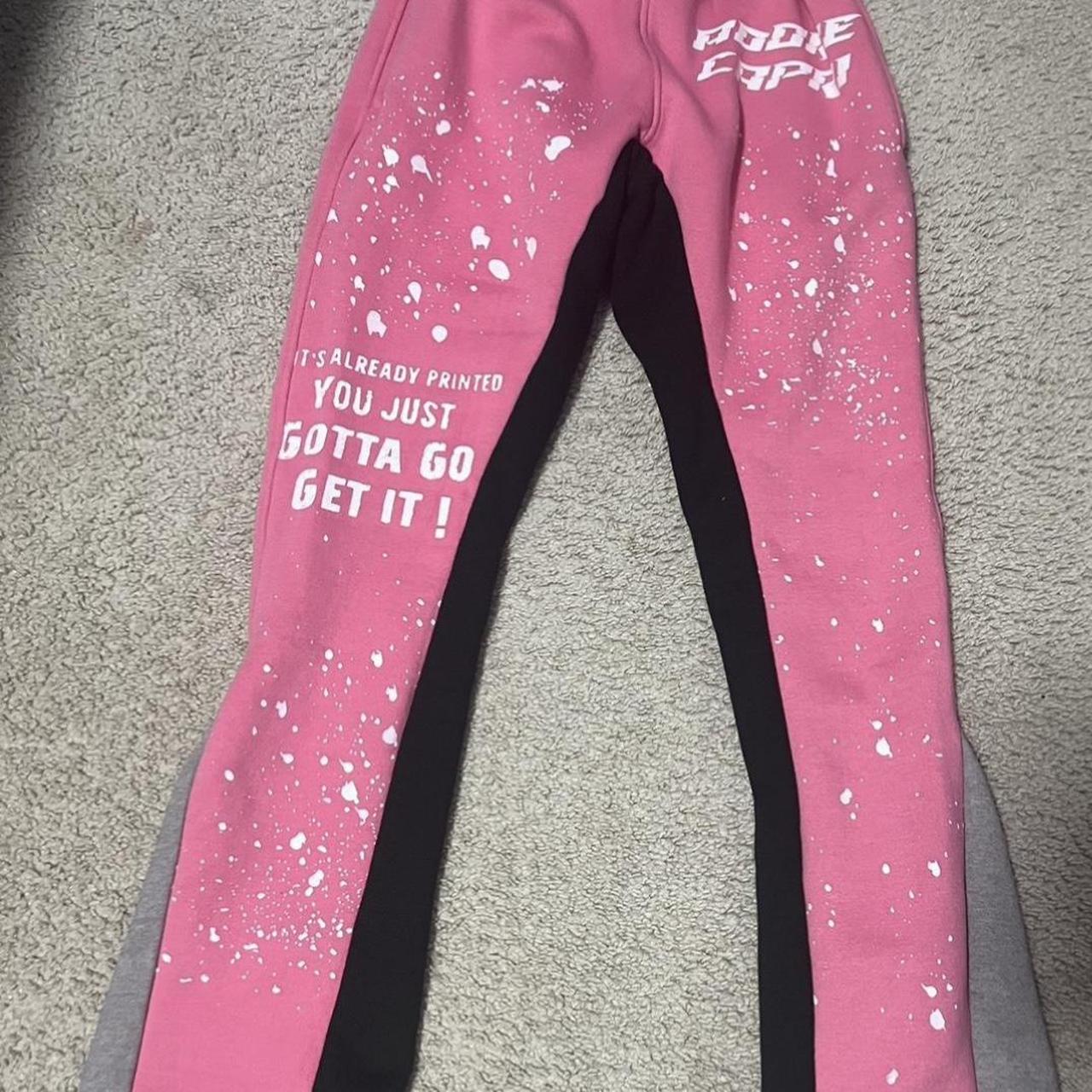 project capri pink flares size small this came out... - Depop