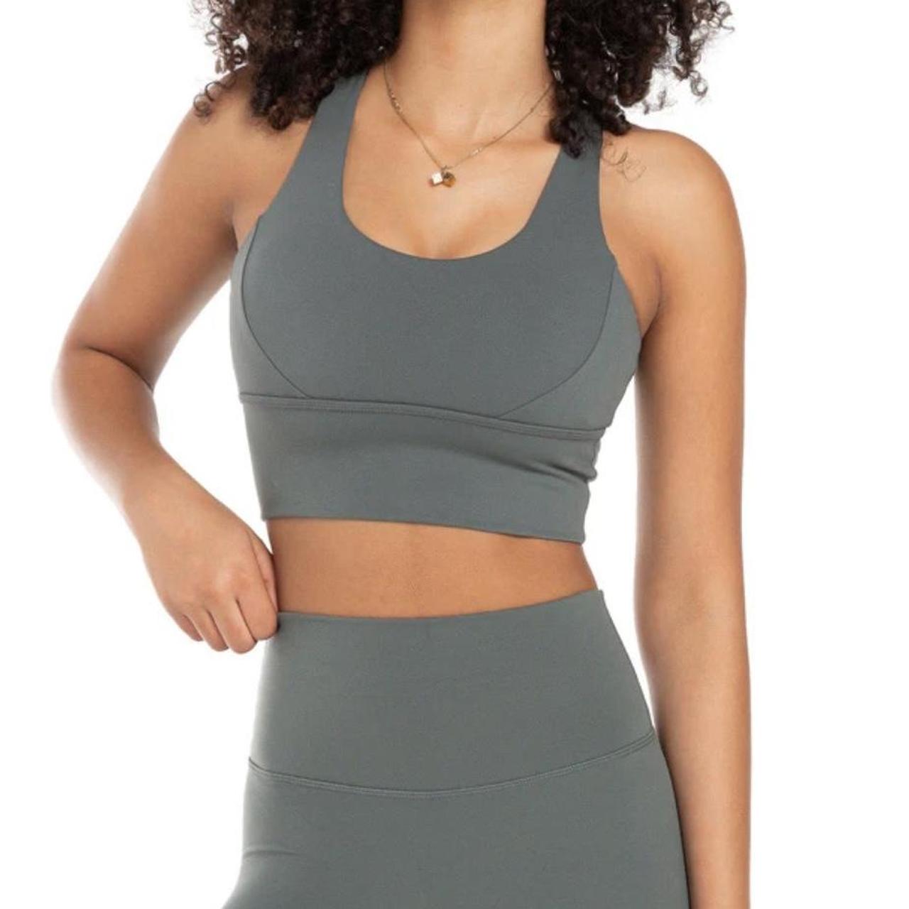 Elite Eleven set Aura cloud grey bra/shorts rrp... - Depop