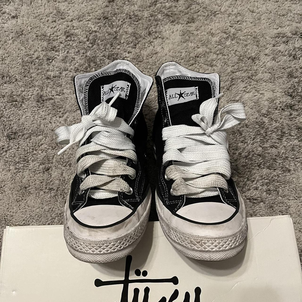 Stussy converse size 9 worn at HXG and Destroy... - Depop