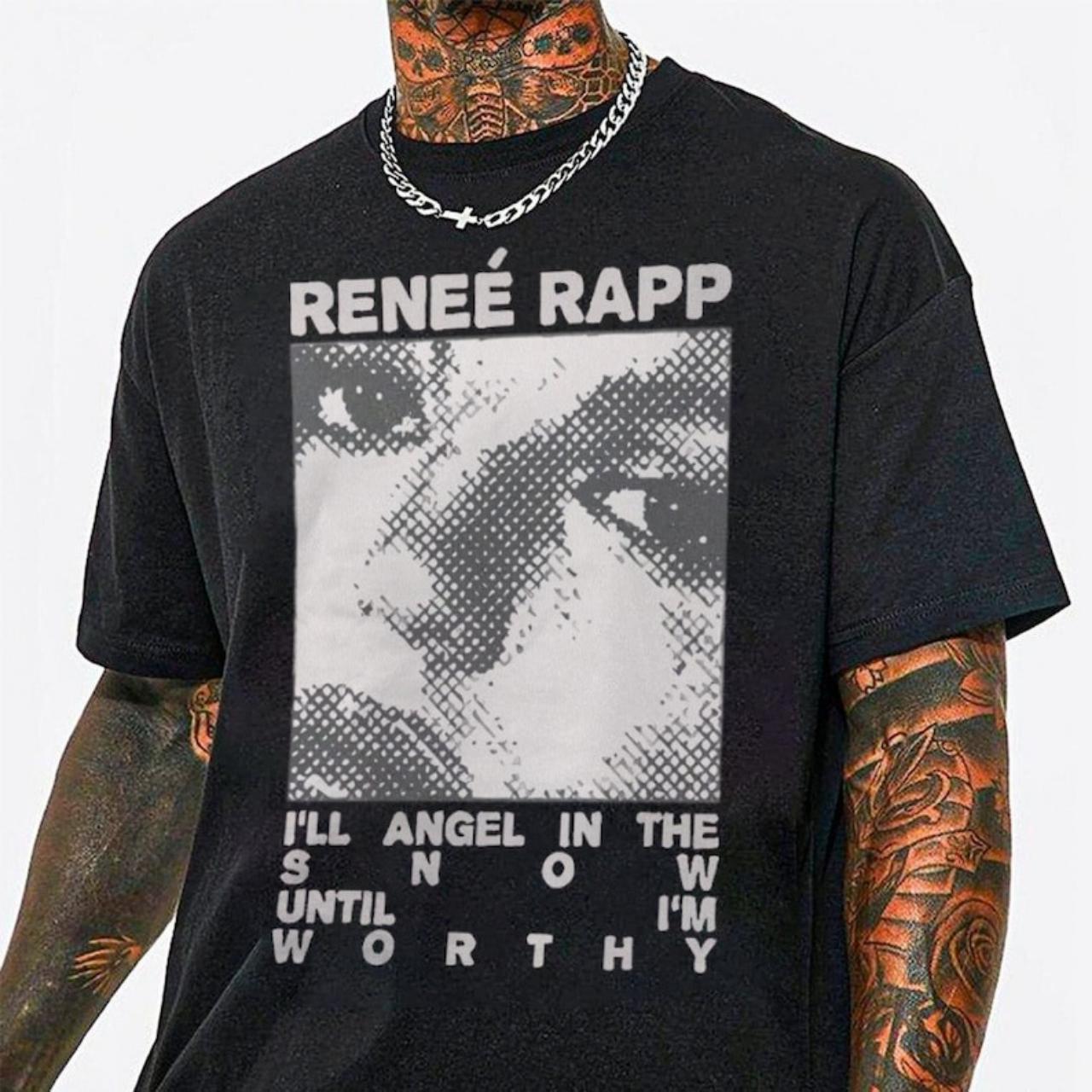 COLORFUL SHIRT COTTON Renee rapp angel retro Shirt,... - Depop