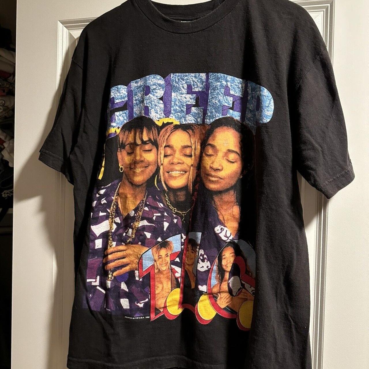 Vintage 90s Rap Tee TLC Creep Tee... - Depop