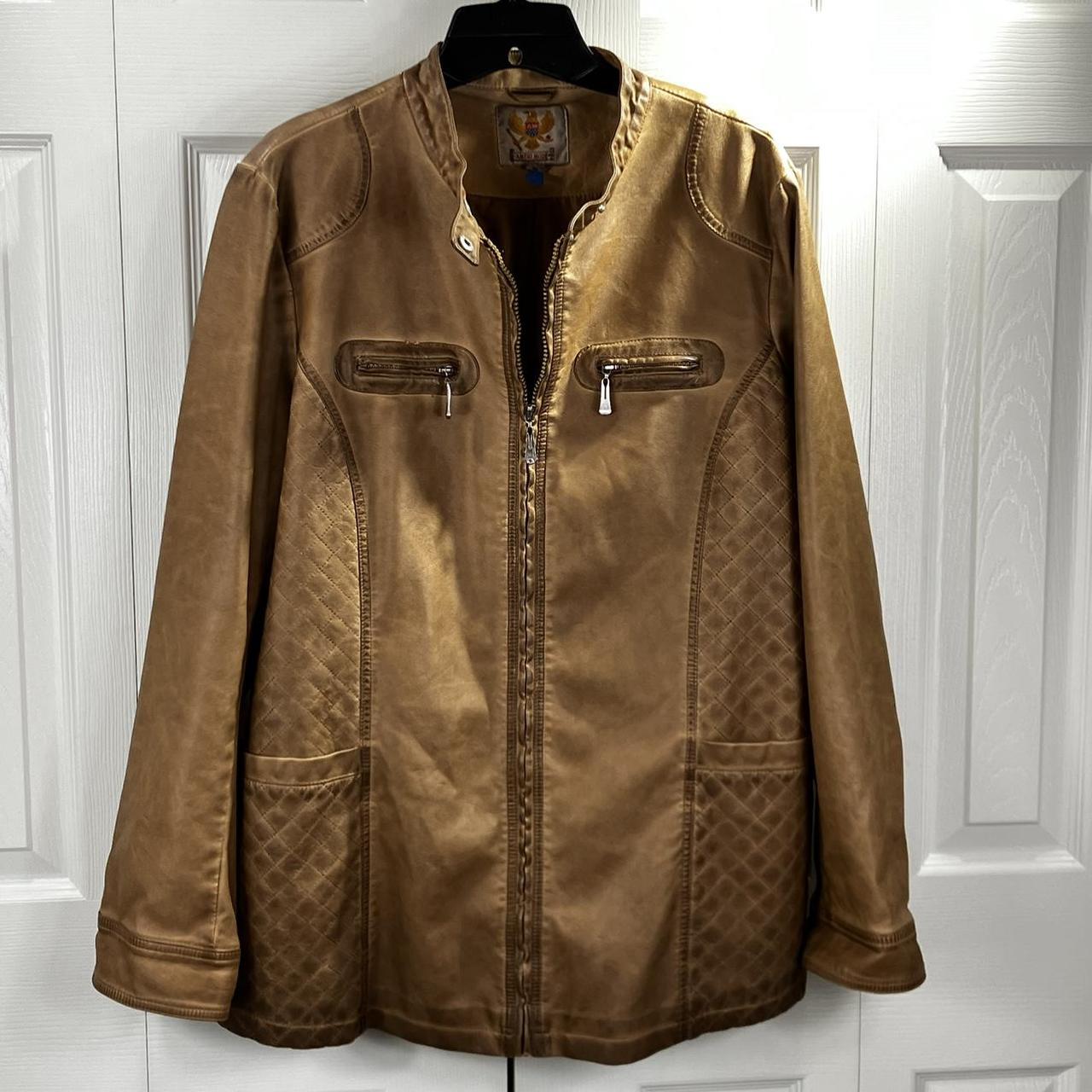 Ameri Mode Men's jacket. XL. Shoulder to hem 28",... - Depop