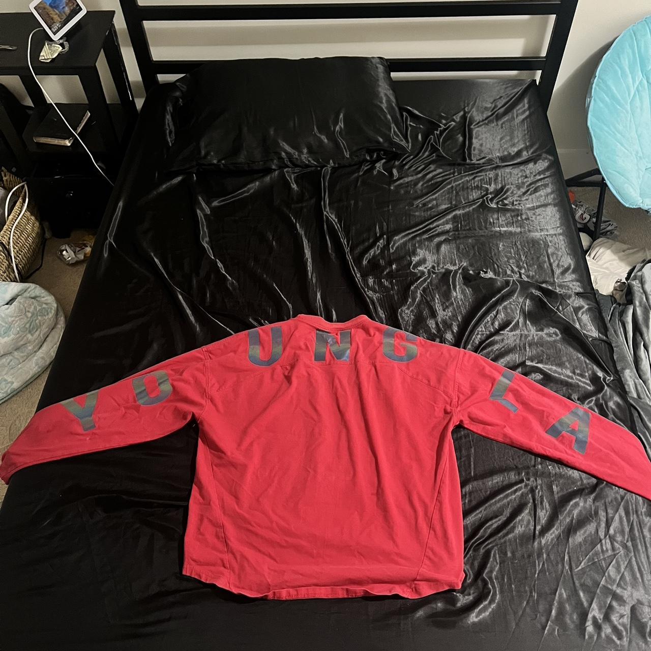 YoungLA red long sleeve size small #youngla - Depop