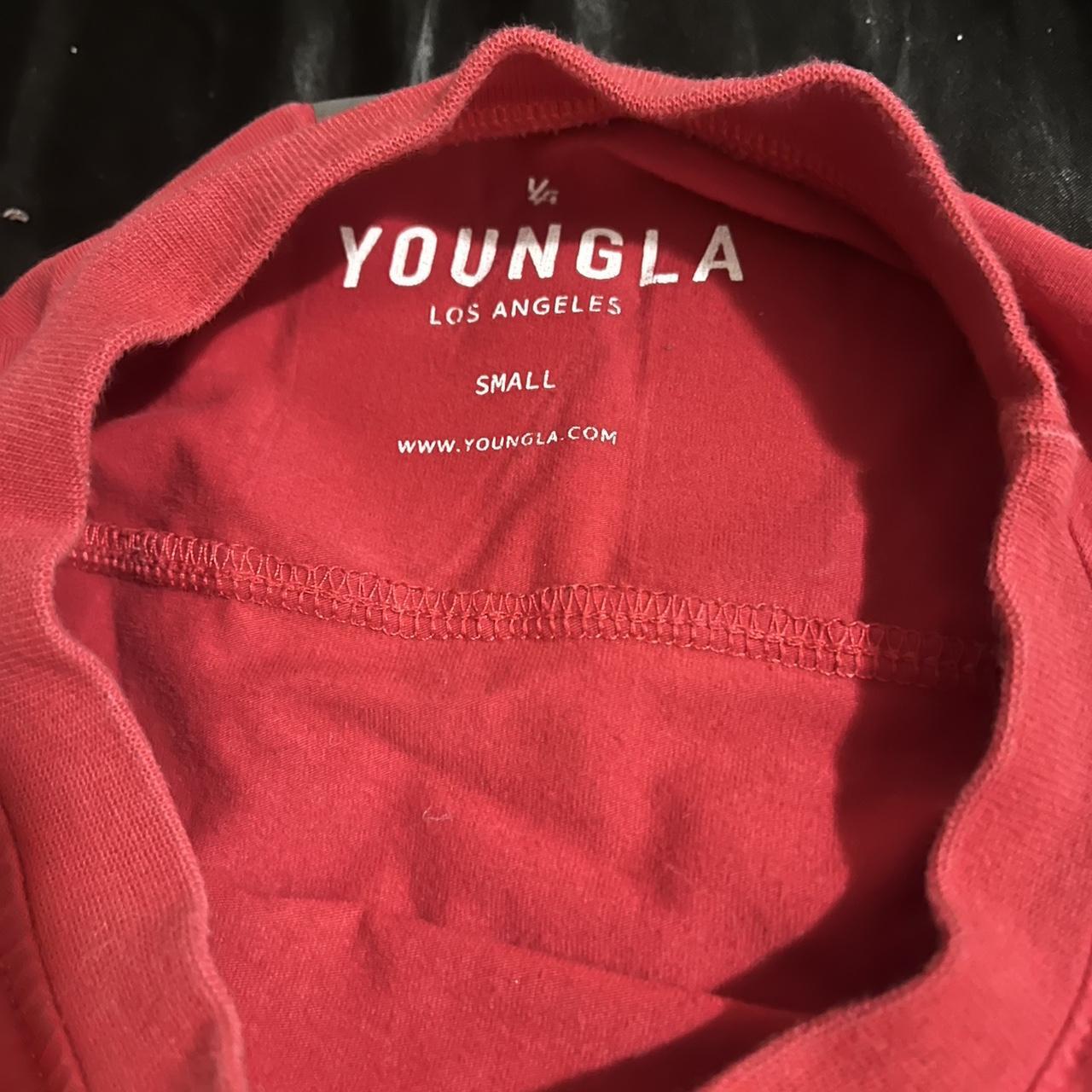 YoungLA red long sleeve size small #youngla - Depop