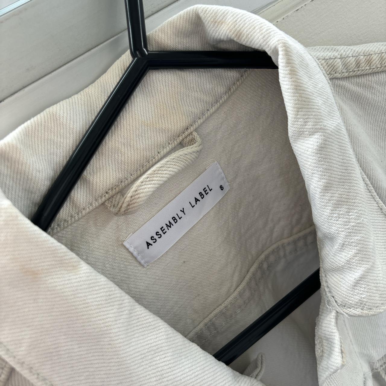 Assembly Label Denim Jacket Size... - Depop