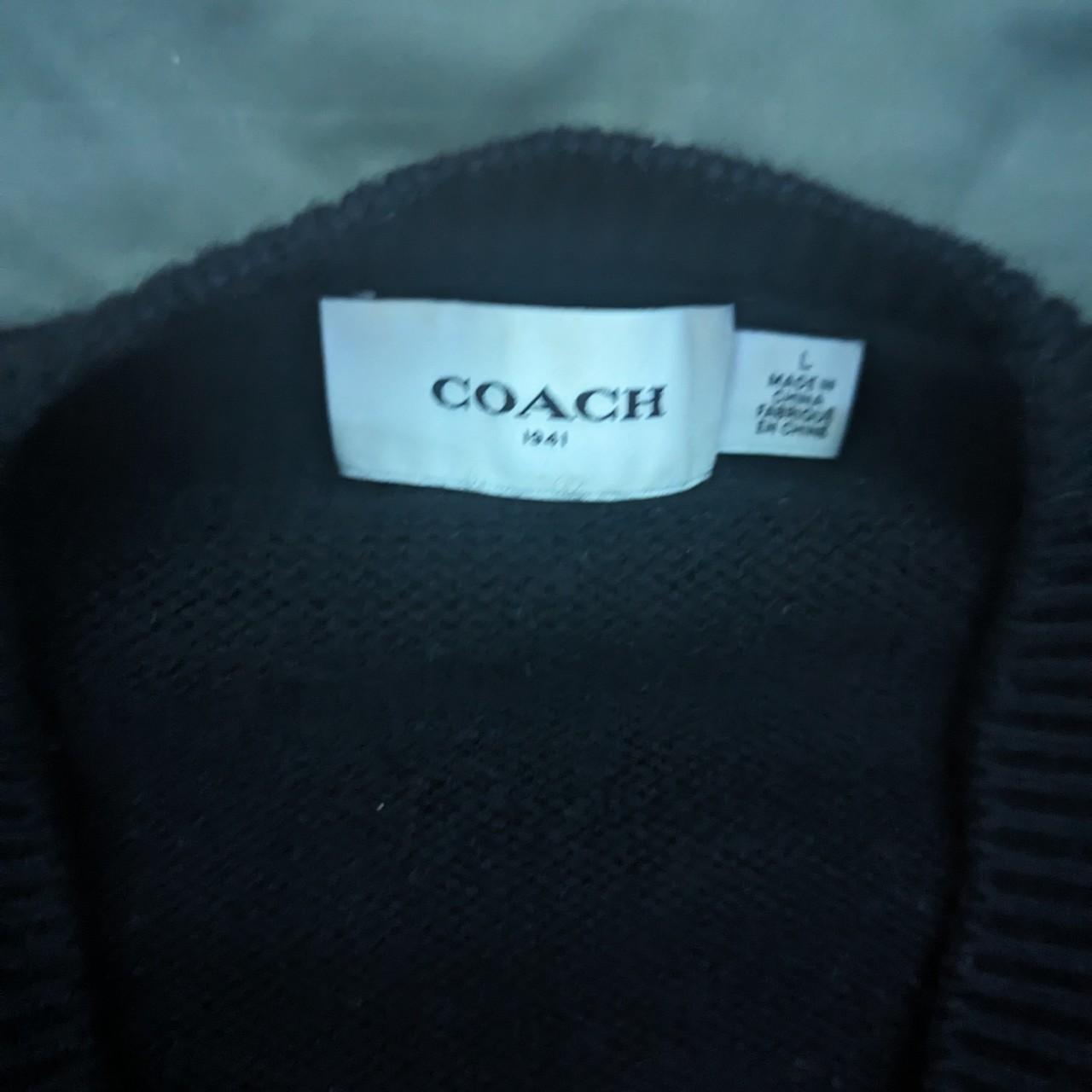 Coach sweater - Depop
