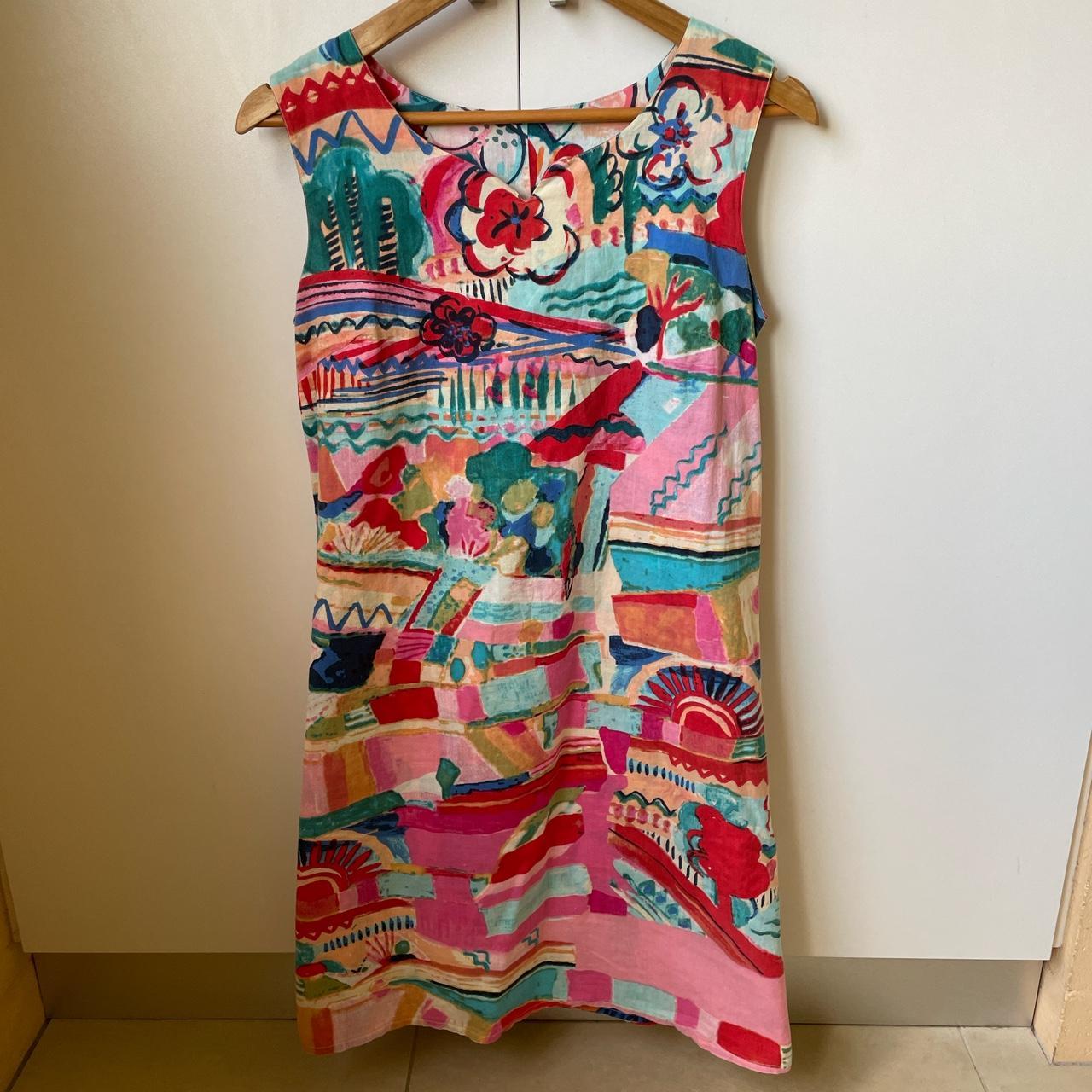 Orientique shift dress. Size 8 DESCRIPTION 👗 -... - Depop