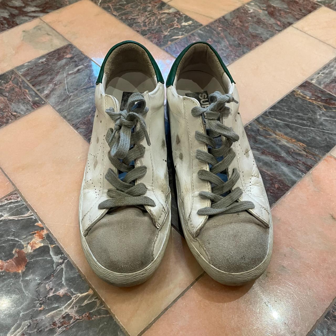 White Golden Goose trainers. RRP £415. Size... - Depop