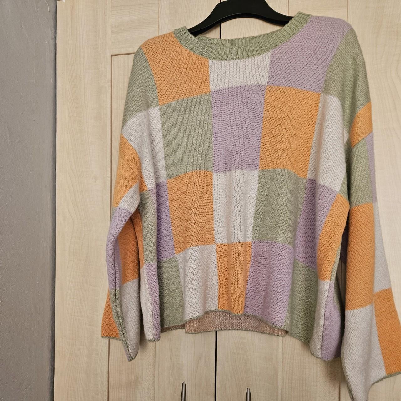 George chequered jumper size XL 20-22 #jumper... - Depop