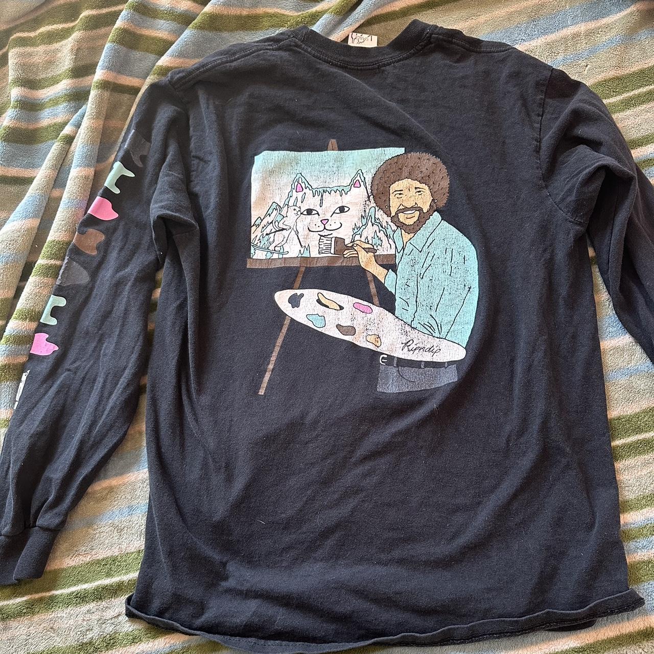 RIPNDIP RIP N DIP BOB ROSS COLLAB LONGSLEEVE Never. Depop