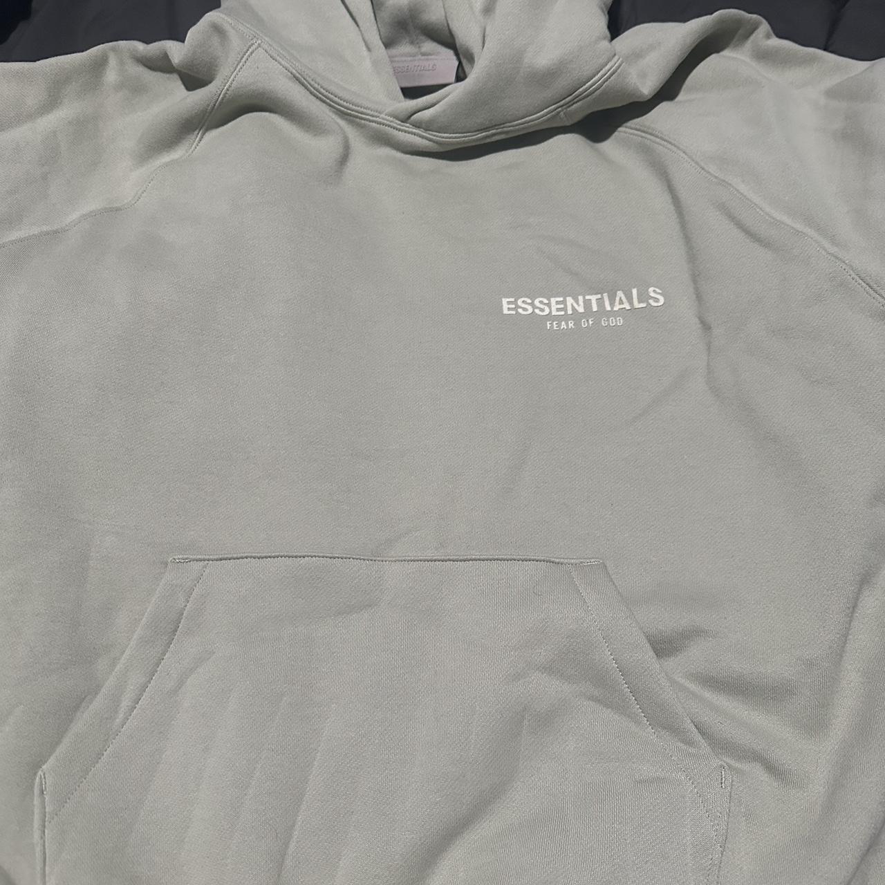 Mint colored essentials hoodie #essentials #fearofgod - Depop