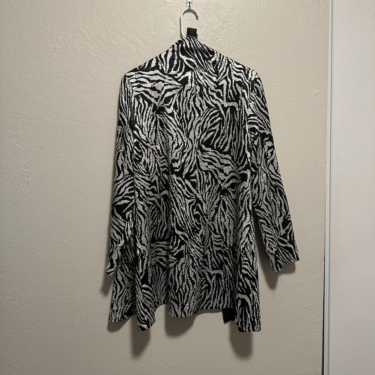 JM collection zebra stripe jacket. New never worn.... - Depop