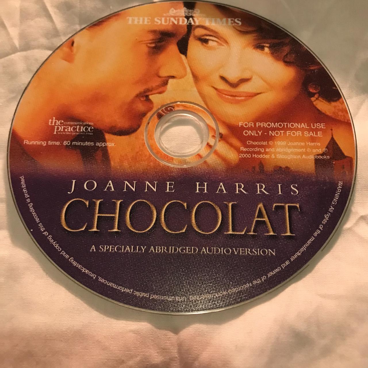 Chocolat by Joanne Harris. Audio CD. The sunday... - Depop
