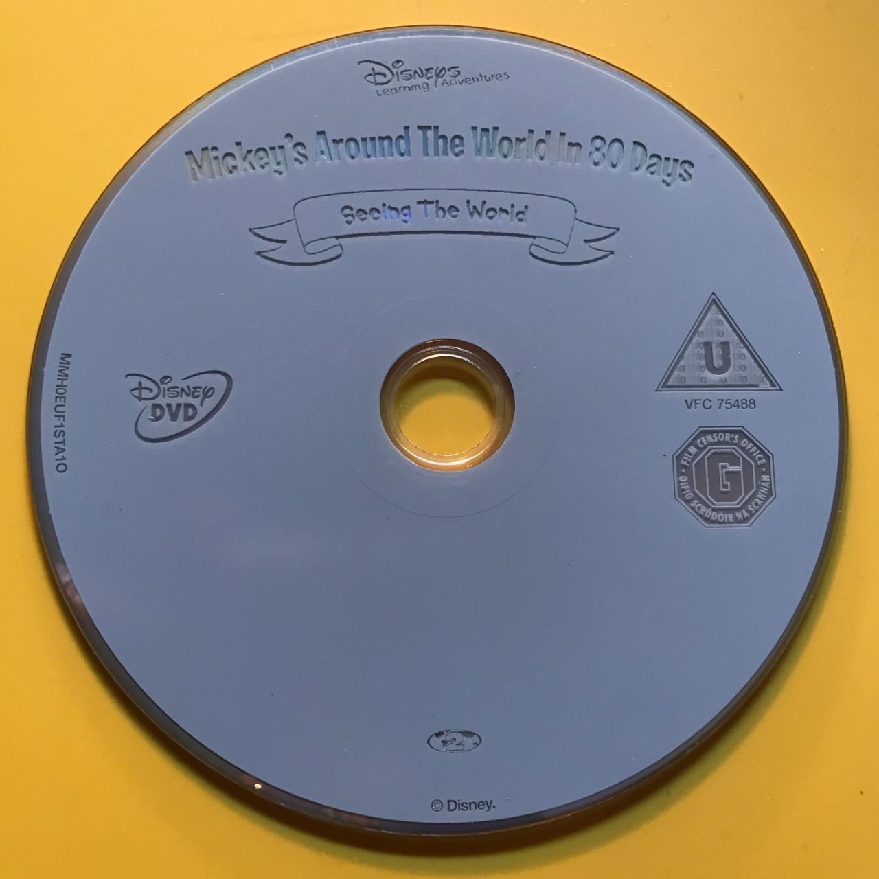 Mickey's around the world in 80 days. DVD. Disc only. - Depop