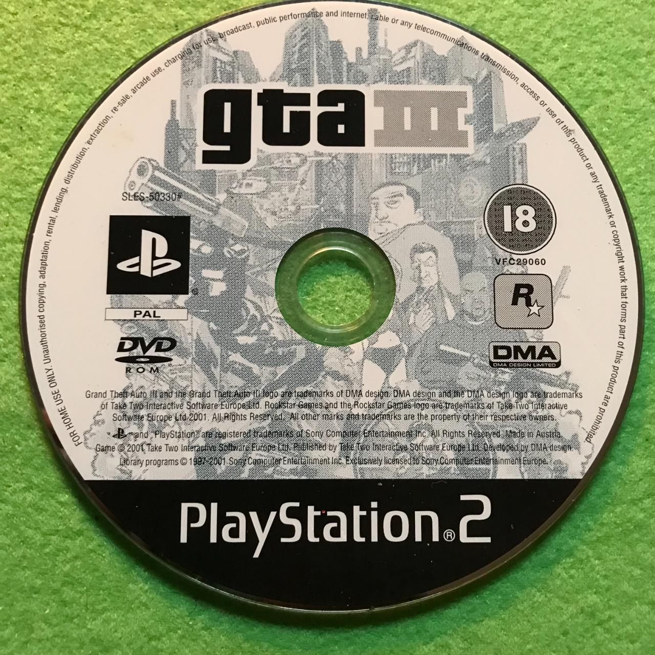 gta 111. Playstation 2. Disc only. - Depop
