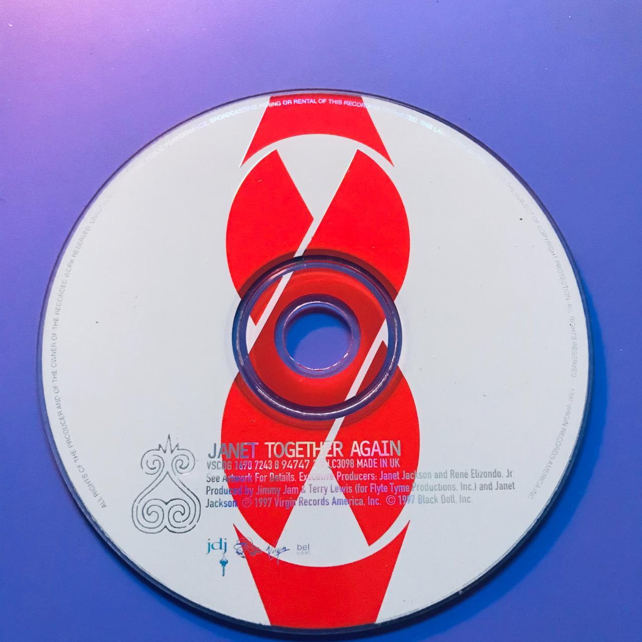 Janet jackson. Together again. CD. Disc only. - Depop