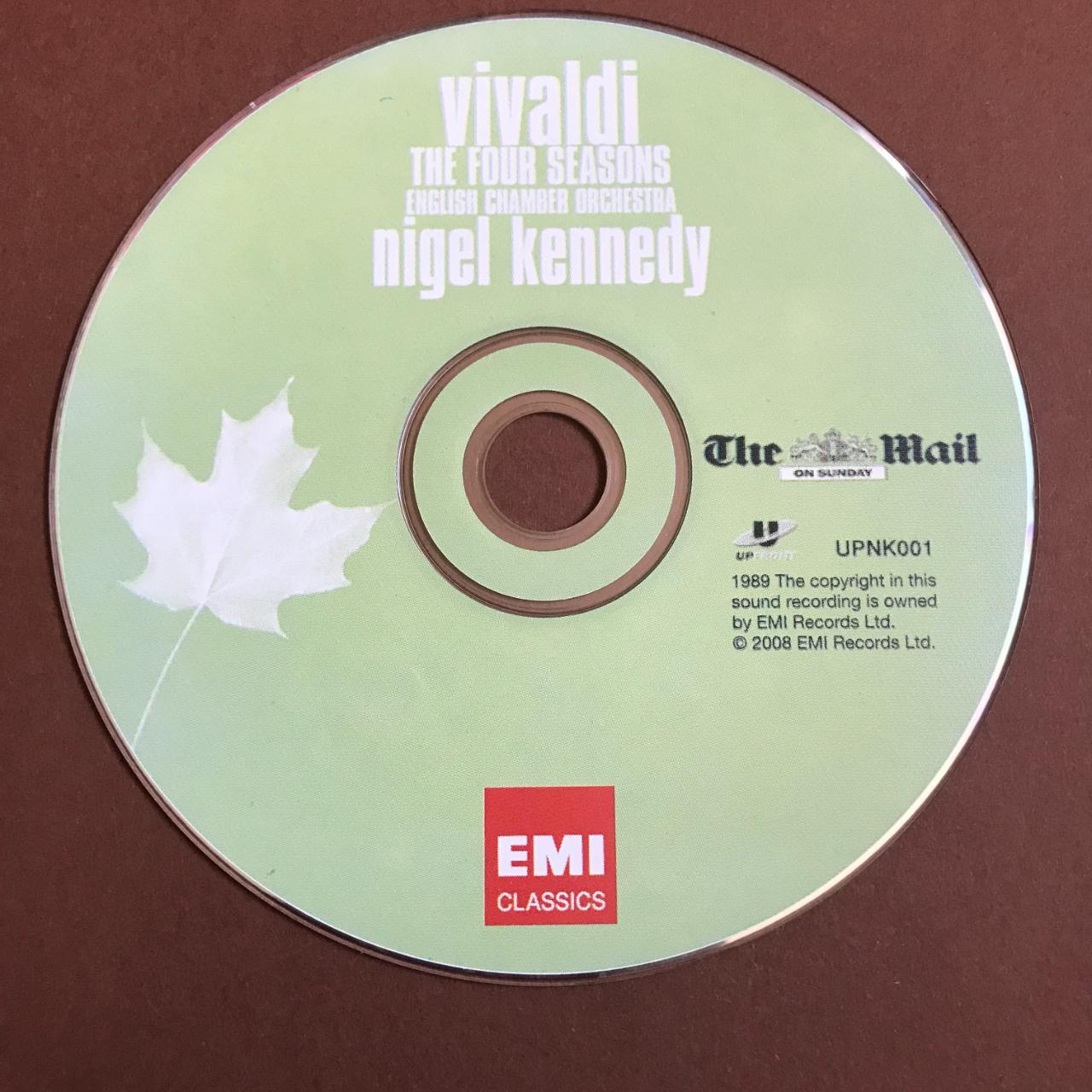 Nigel kennedy vivaldi. CD,. The four seasons. Disc... - Depop