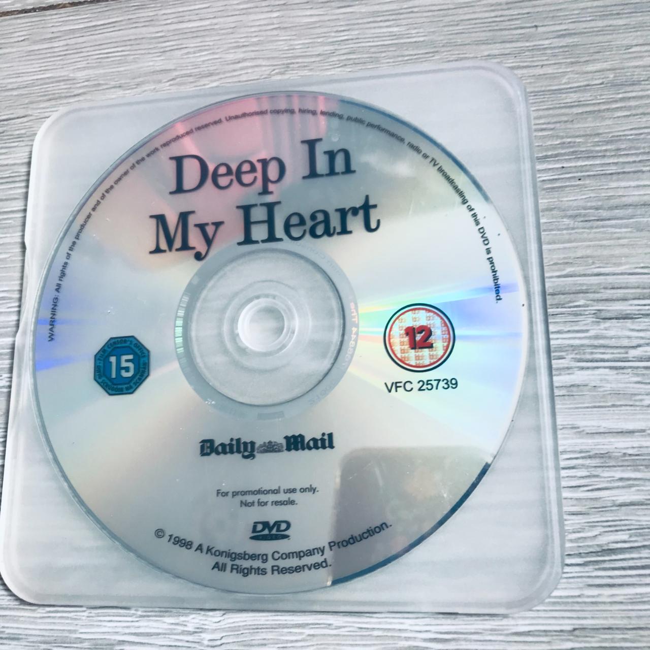 Deep in my heart. DVD. Disc only. Daily mail promo DVD. - Depop