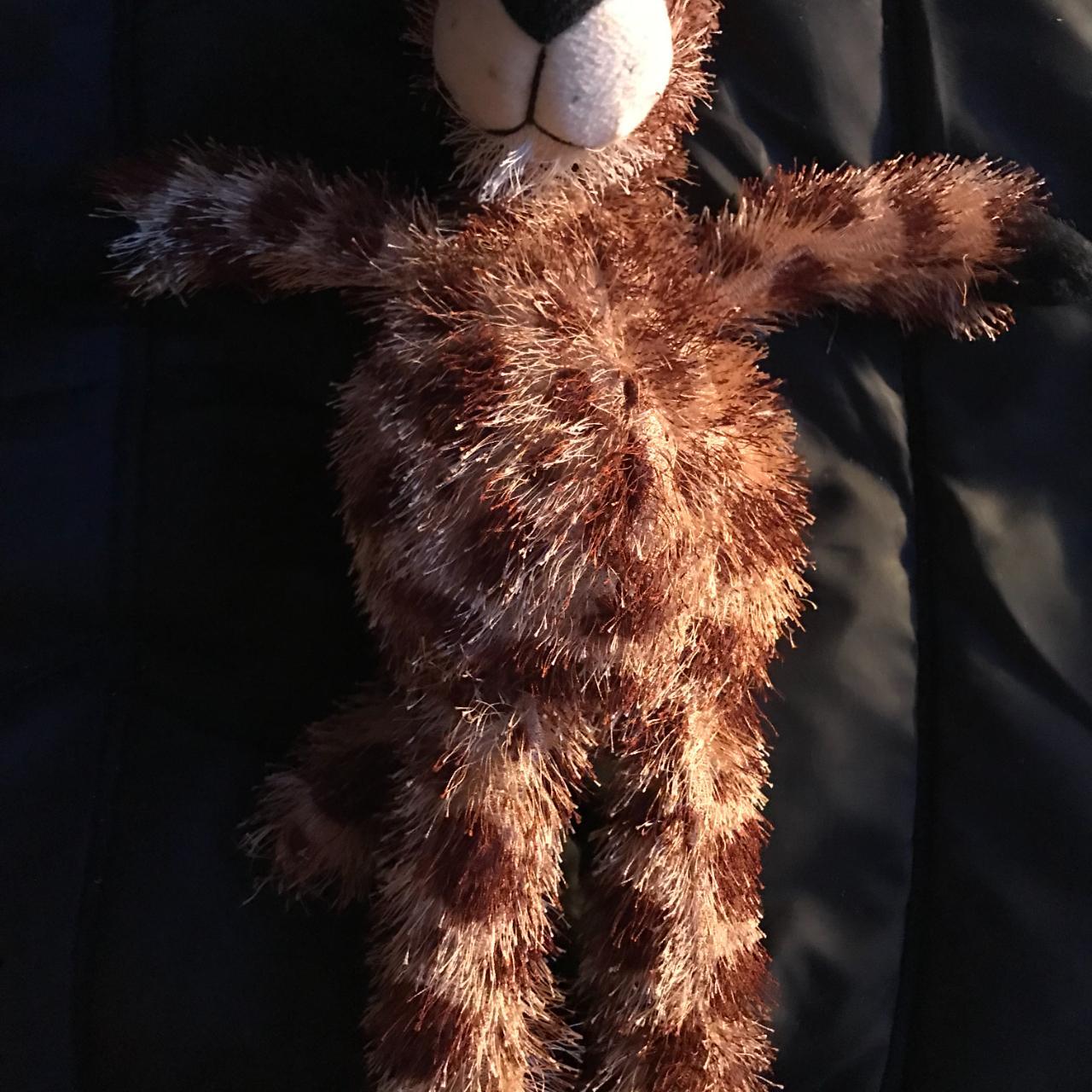 Monkey soft toy. Brown color. Length 37cm. - Depop