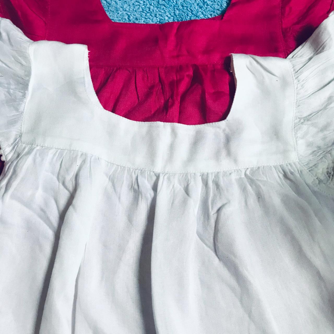 2x Kids, girls sleeveless tops. Age 4-5 years. - Depop