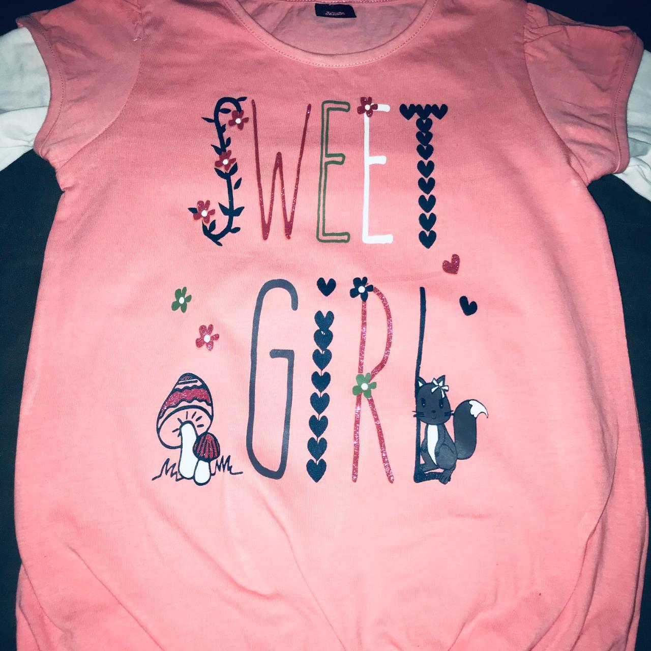 Kids, girls long sleeve blouse top. Age 5 years. - Depop