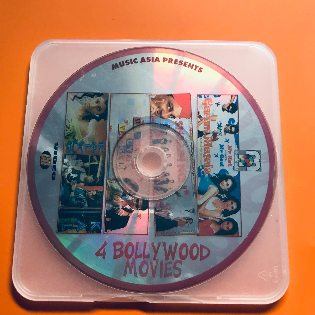 4 Bollywood movies. VIDEO CD. Bollywood Disc only. - Depop