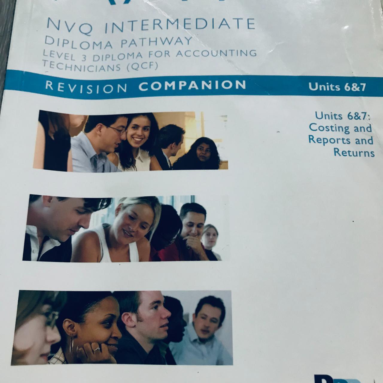 AAT. NVQ intermediate. Diploma pathway. Level 3.... | Depop