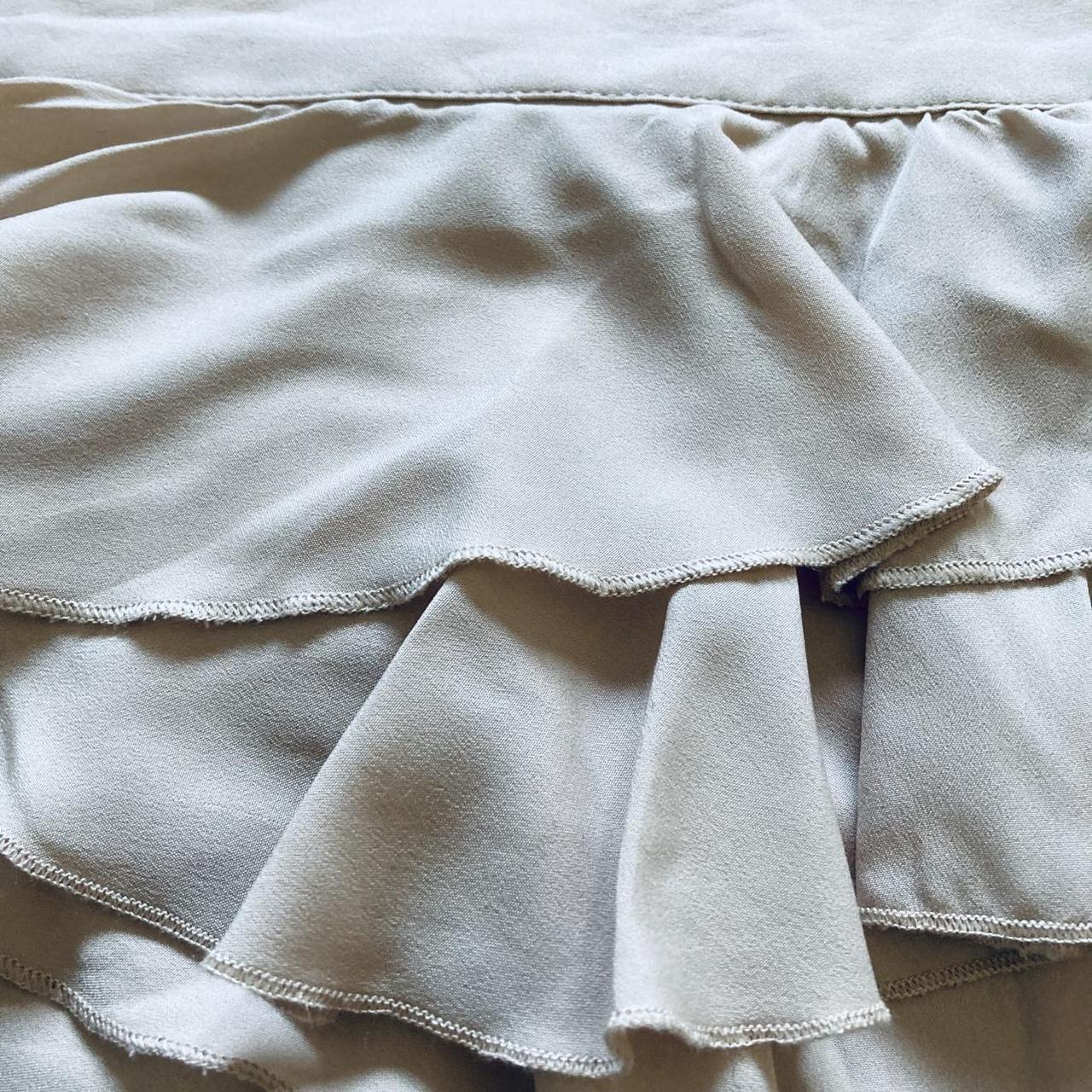 Light brown ruffle skirt #ruffleskirt. Mini skirt.... | Depop