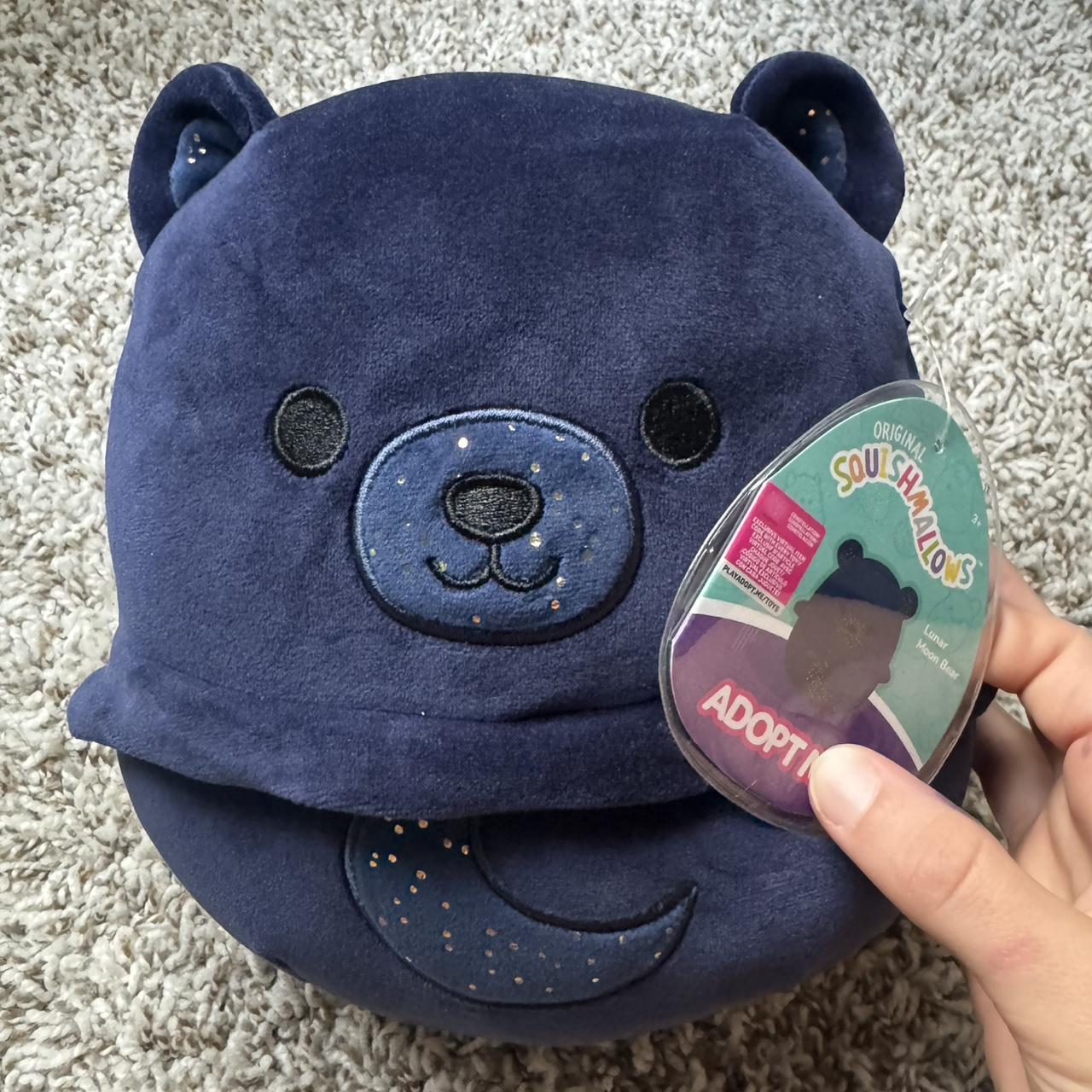Navy blue Lunar Moon Bear Squishmallow #Squishmallow... | Depop