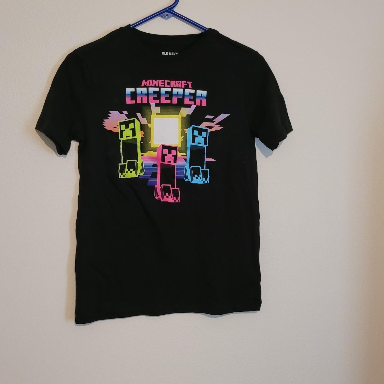 Minecraft Creeper t-shirt size M brand new black... | Depop