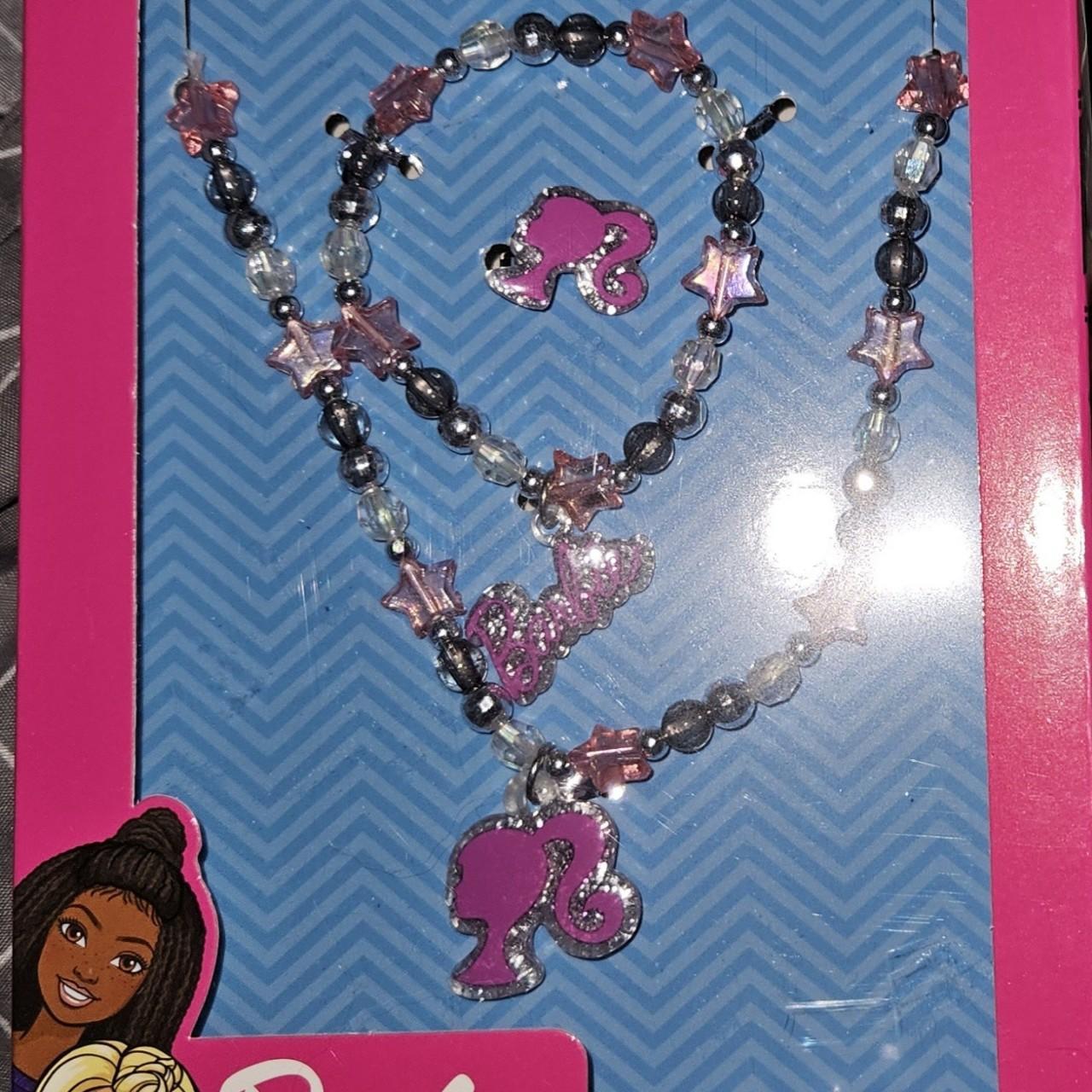 Barbie 3pc Necklace Set - NIP #barbiecore #barbie... - Depop