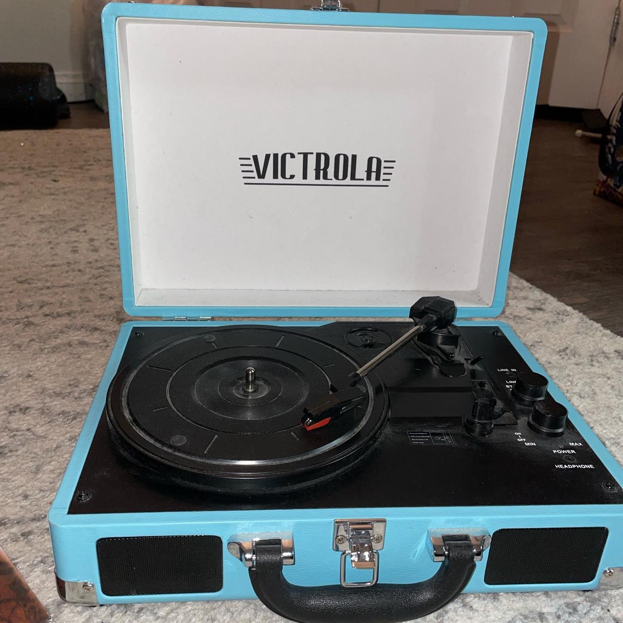 Victrola Vintage 3-speed Bluetooth portable record... - Depop