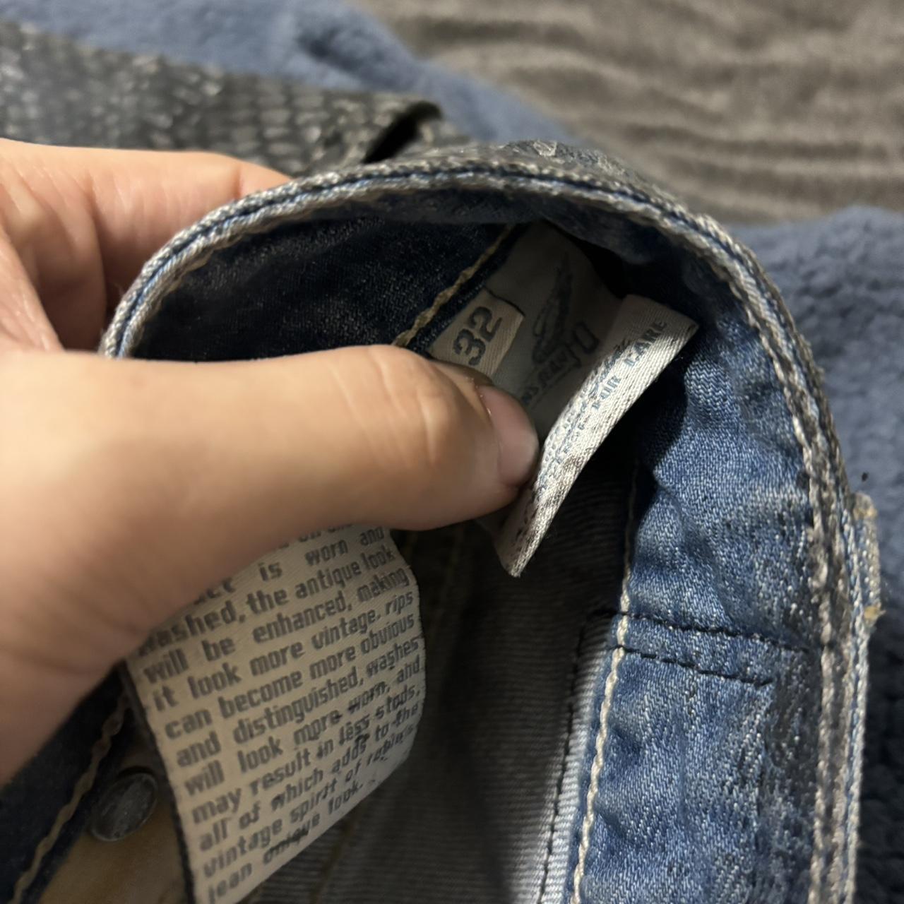 Robin snake skin non stretch size 32 waist They... - Depop