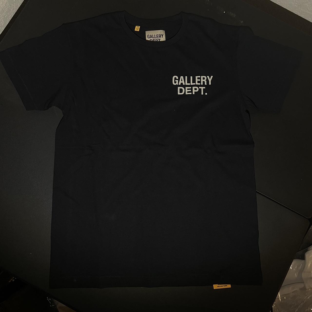 Gallery Dept. black and white t-shirt - Depop