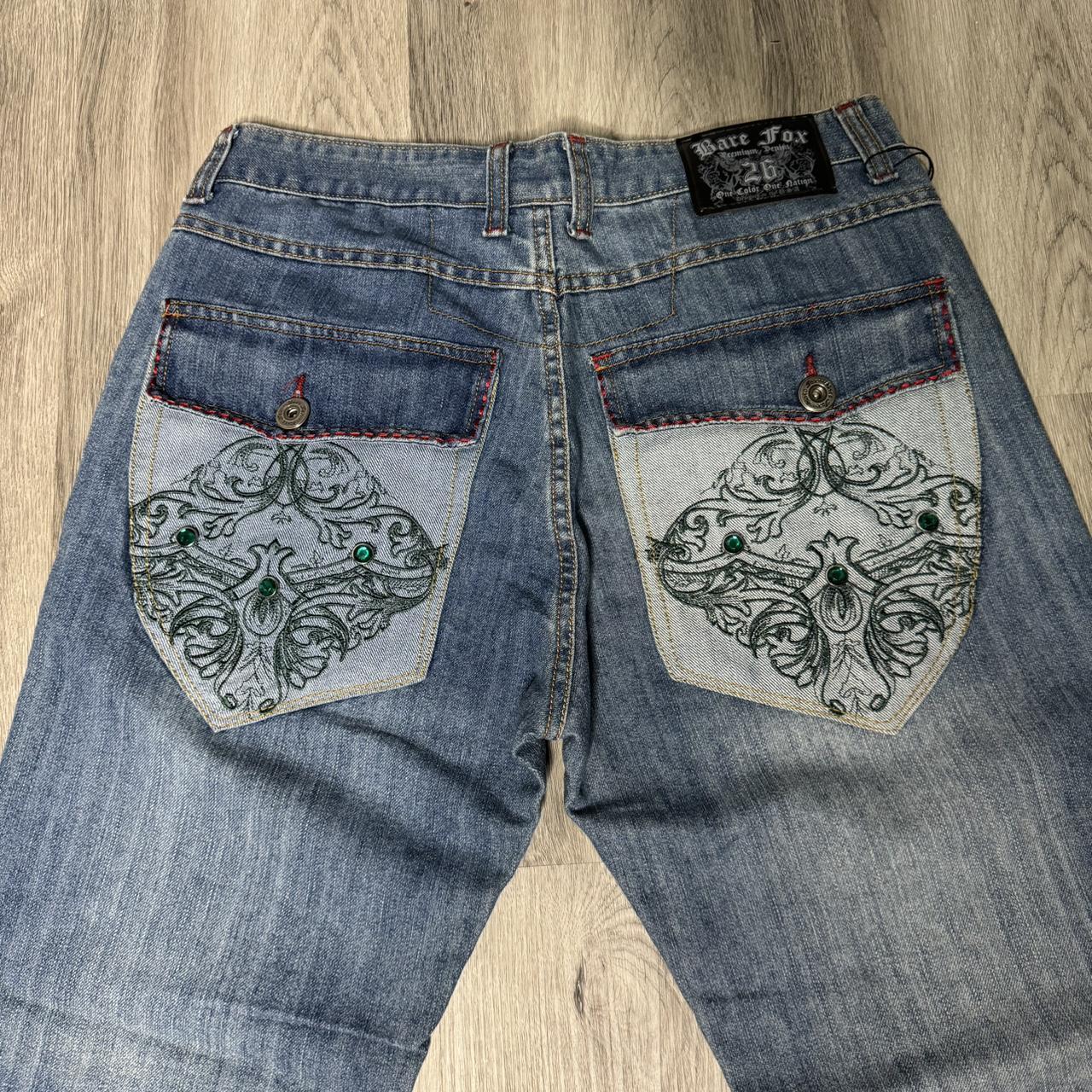 Crazy fire pants with a fire design in the back! The... - Depop