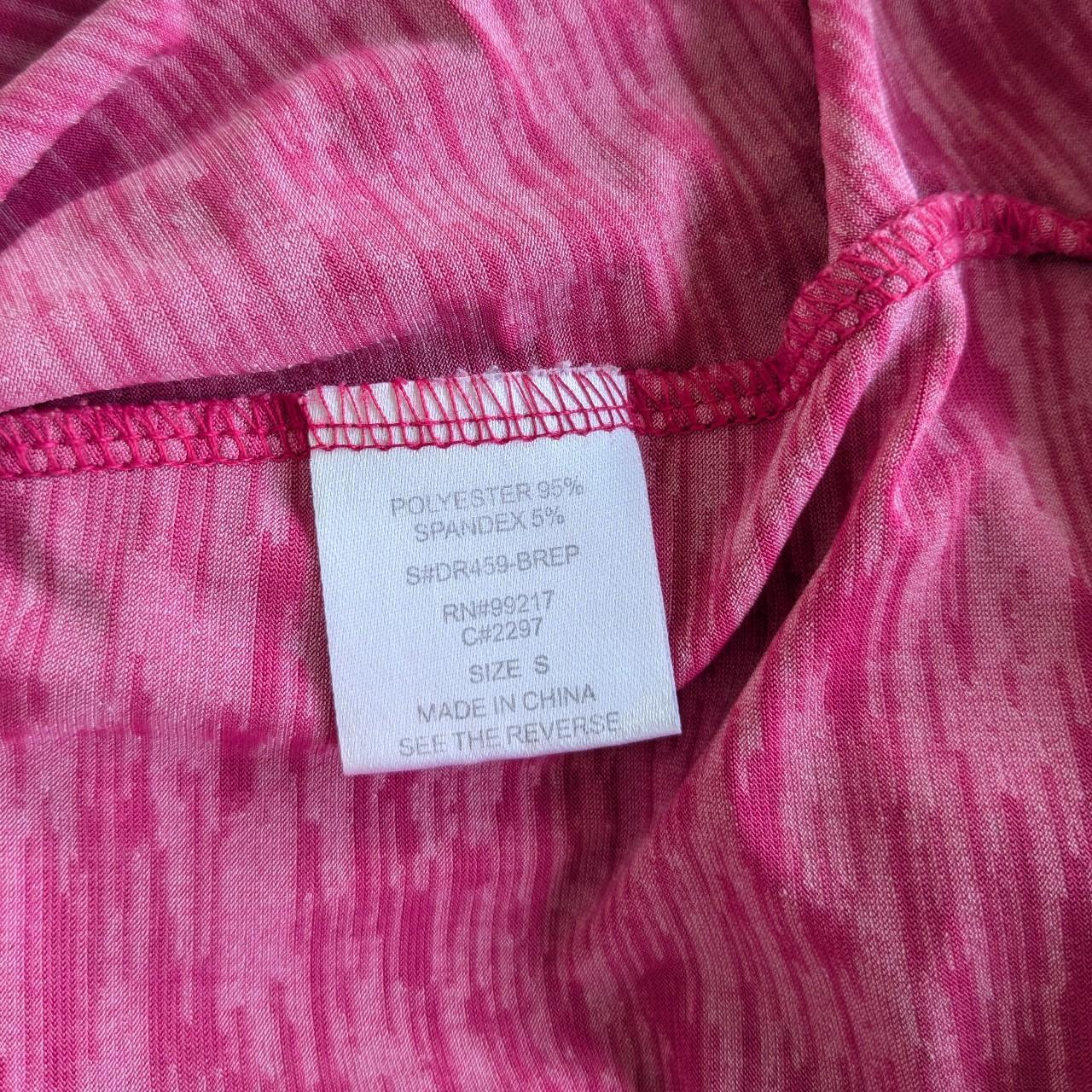 Pink Floral Boho Hawaiian Style Beach Dress with... - Depop