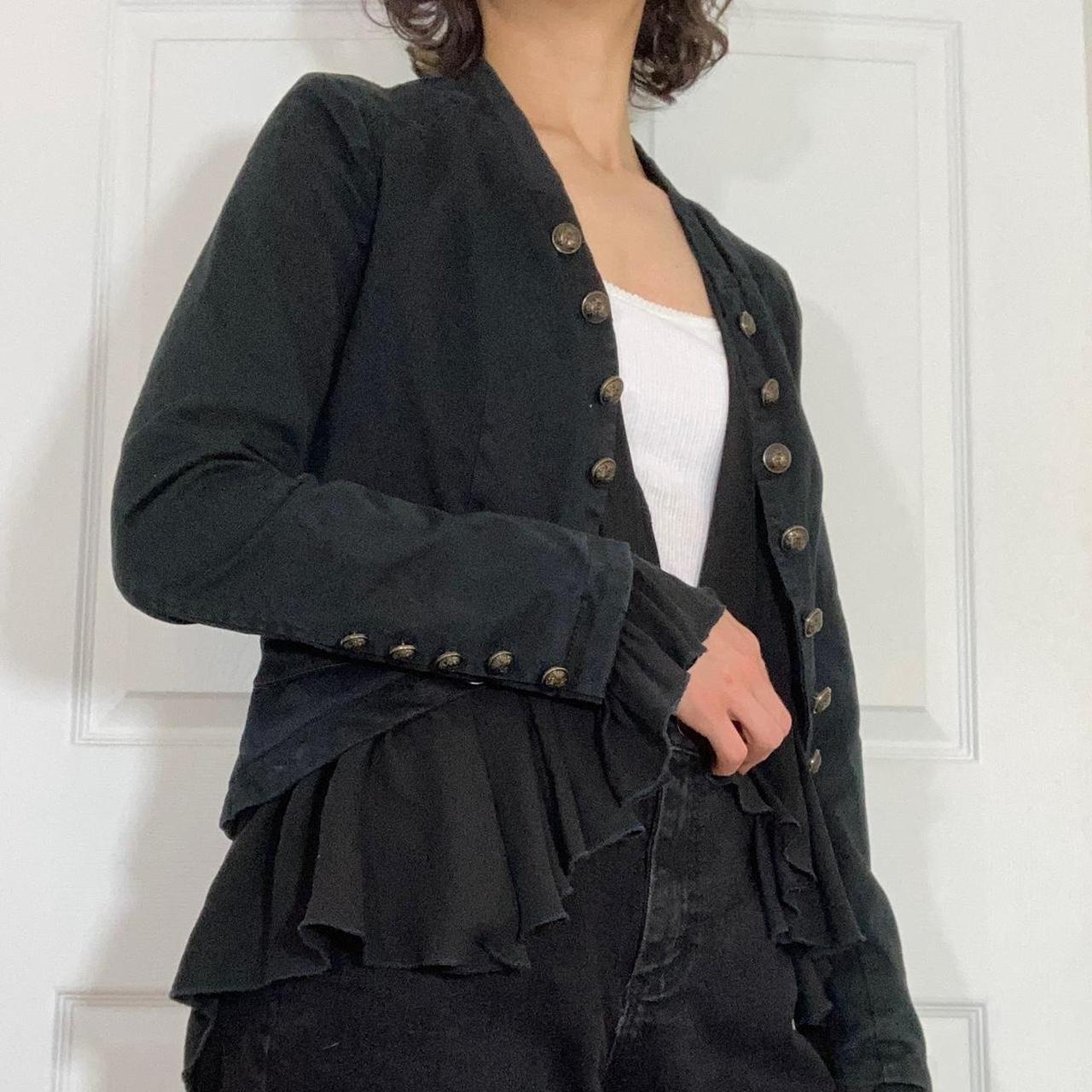 Free people ruffles romance jacket in the color... - Depop