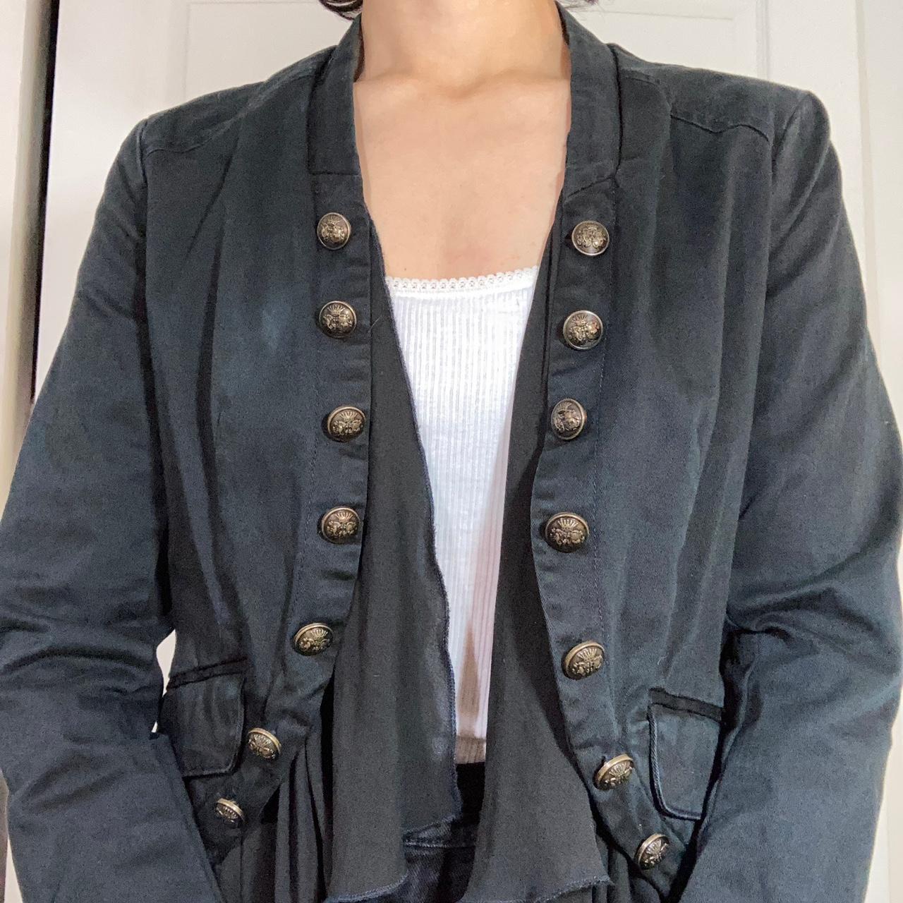 Free people ruffles romance jacket in the color... - Depop