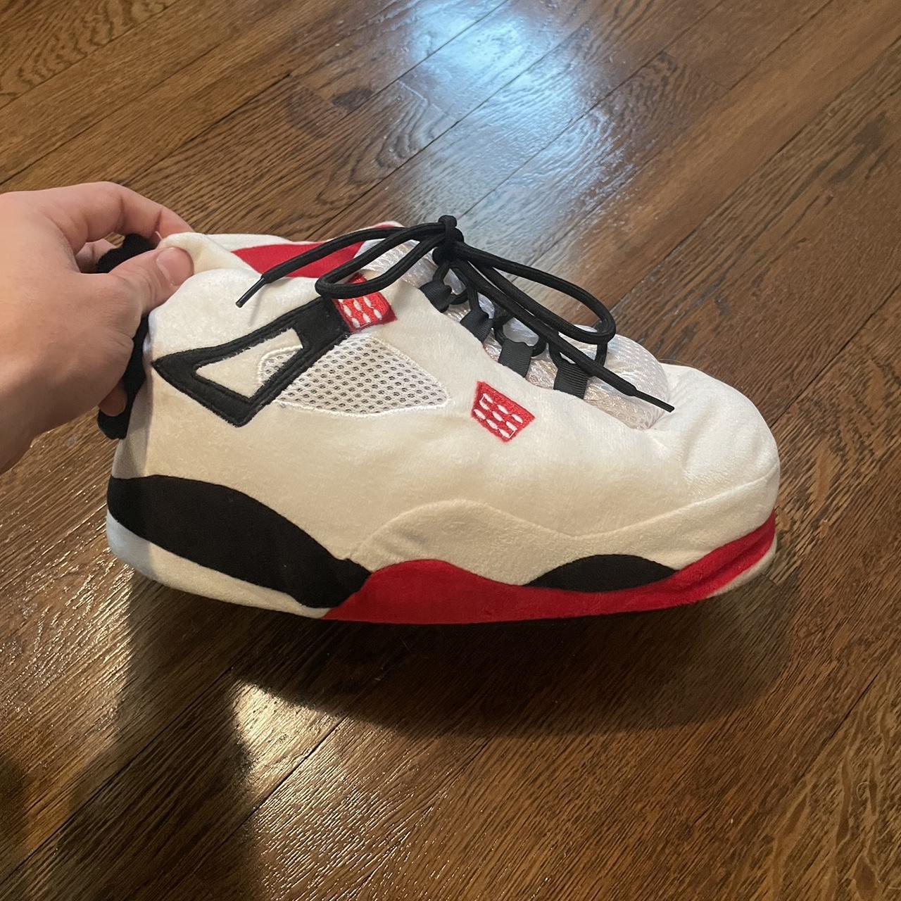 jordan 4 slippers - Depop