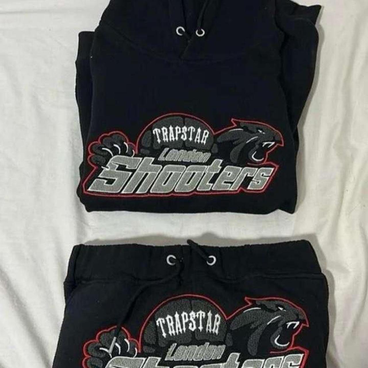 Red trapstar London shooters tracksuit - Depop