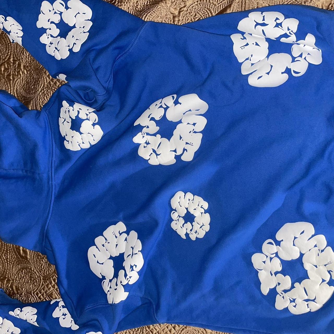 Blue Demi tears jacket | Depop