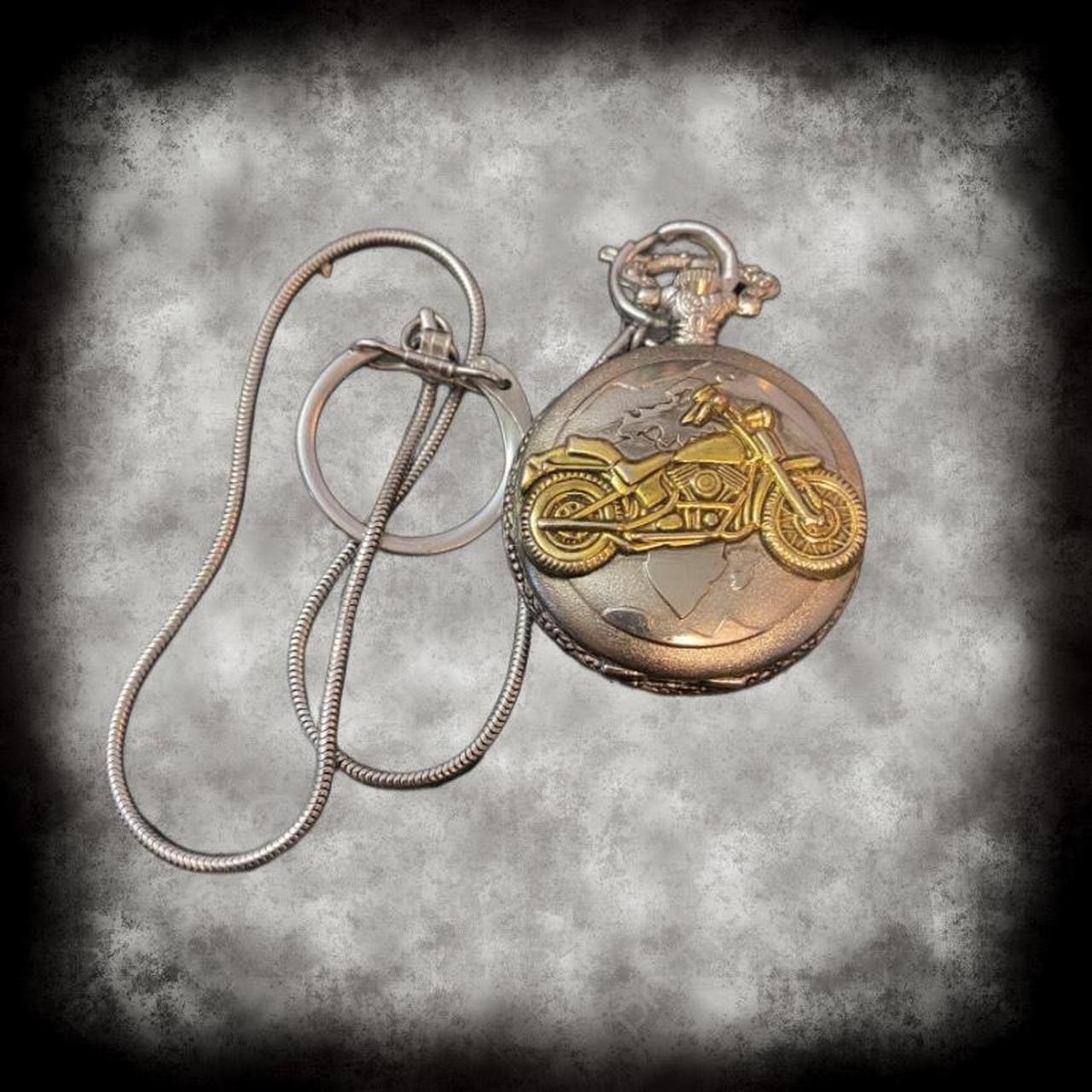 Motorcycle Pocket Watch. #harleydavidson #pocketwatch - Depop