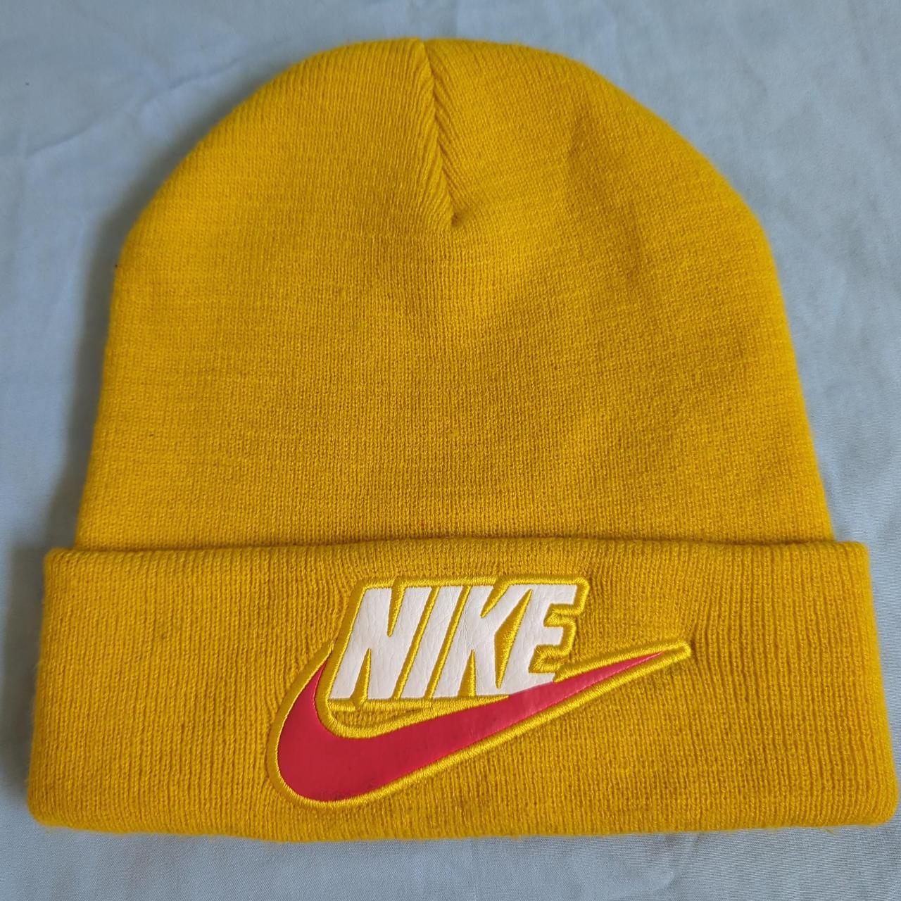 NIKE X SUPREME mustard yellow beanie DM for any... - Depop