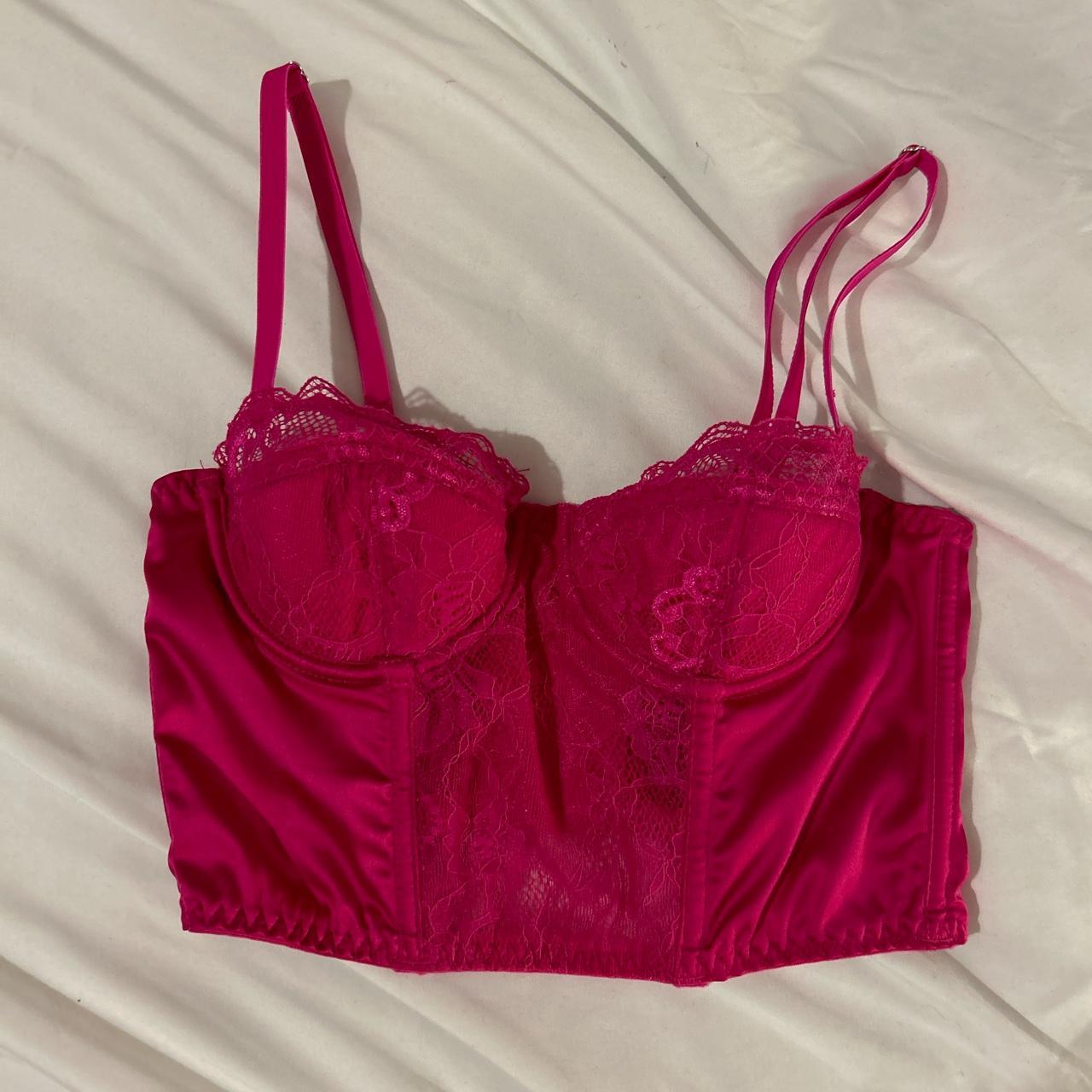 32A pink corset top 🩷 #pink #corsettop #primark - Depop