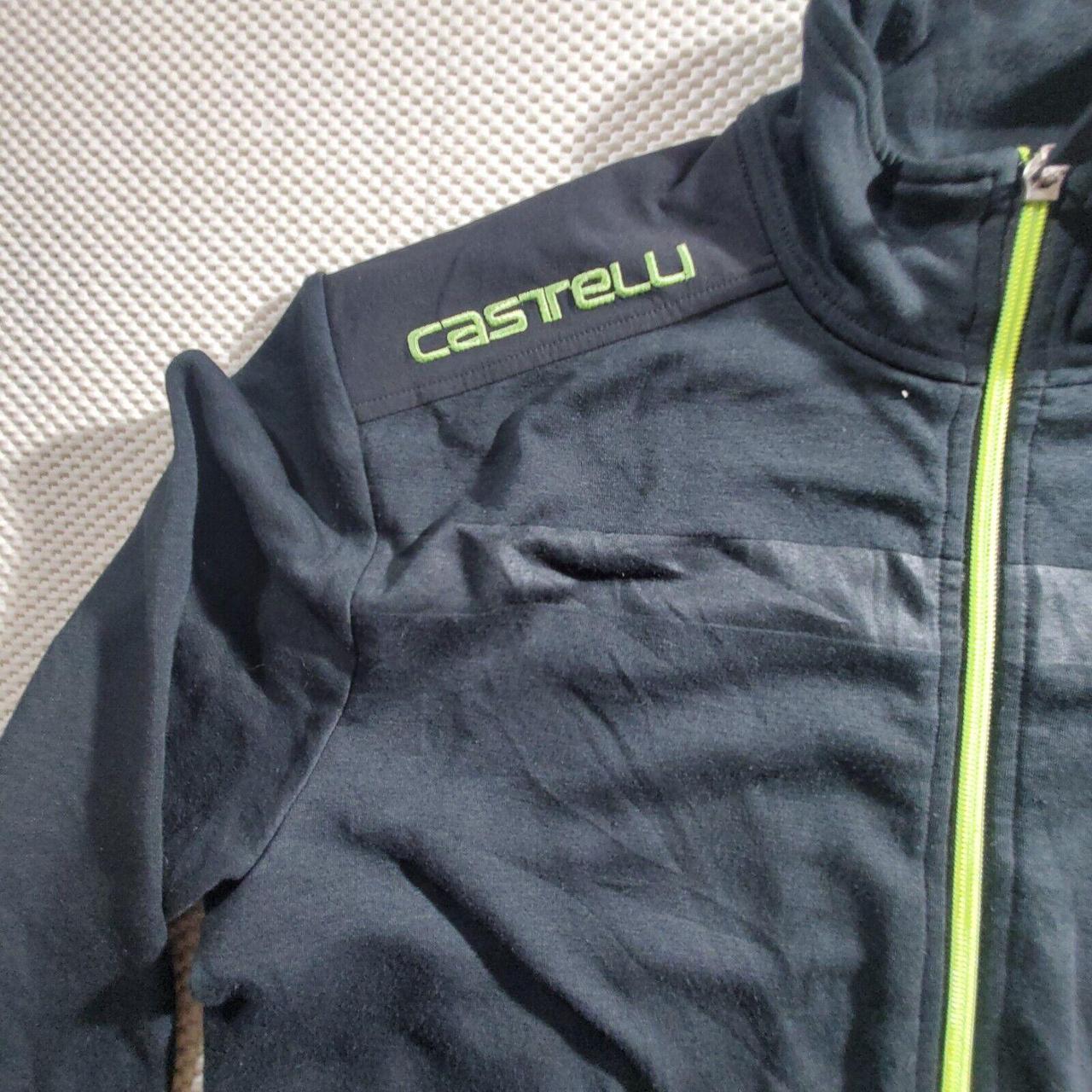 Castelli Track Jacket Mens Size L Black Full Zip... - Depop