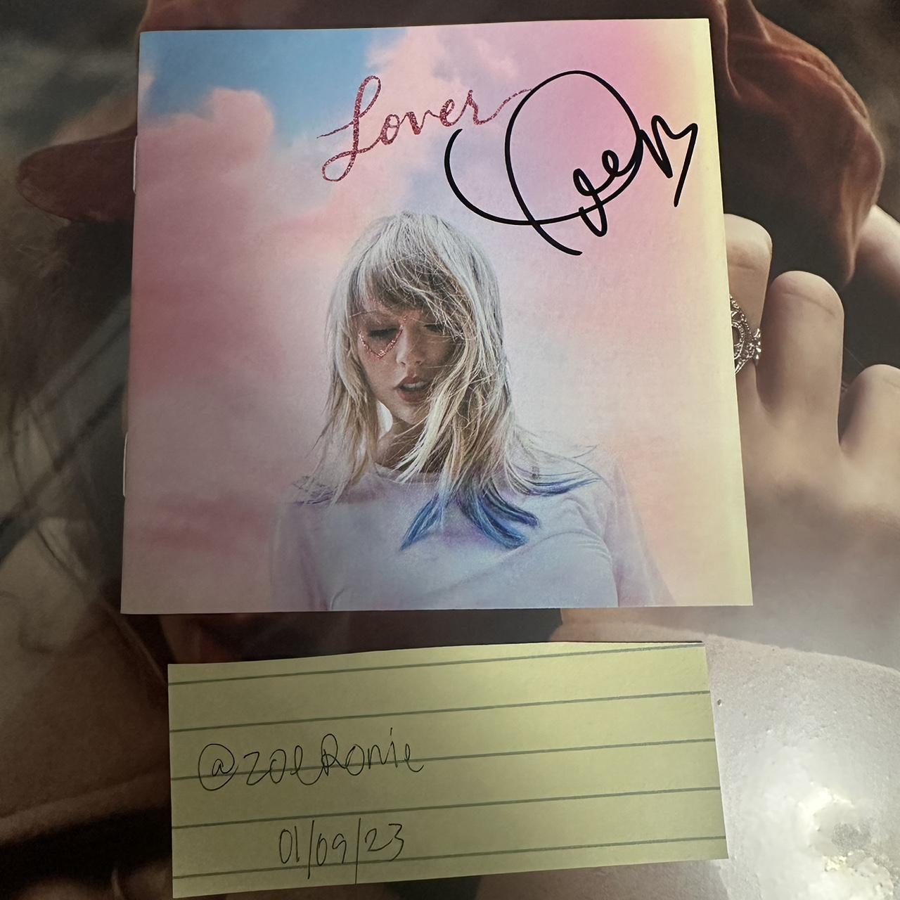 Taylor Swift Signed Lover Cd Booklet #lover... - Depop