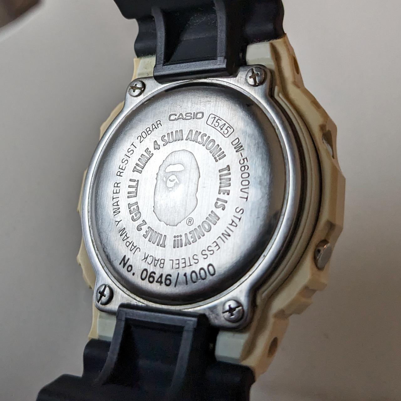 Casio G SHOCK x "A BATHING APE" BAPE DW-5600 NIGO®... - Depop