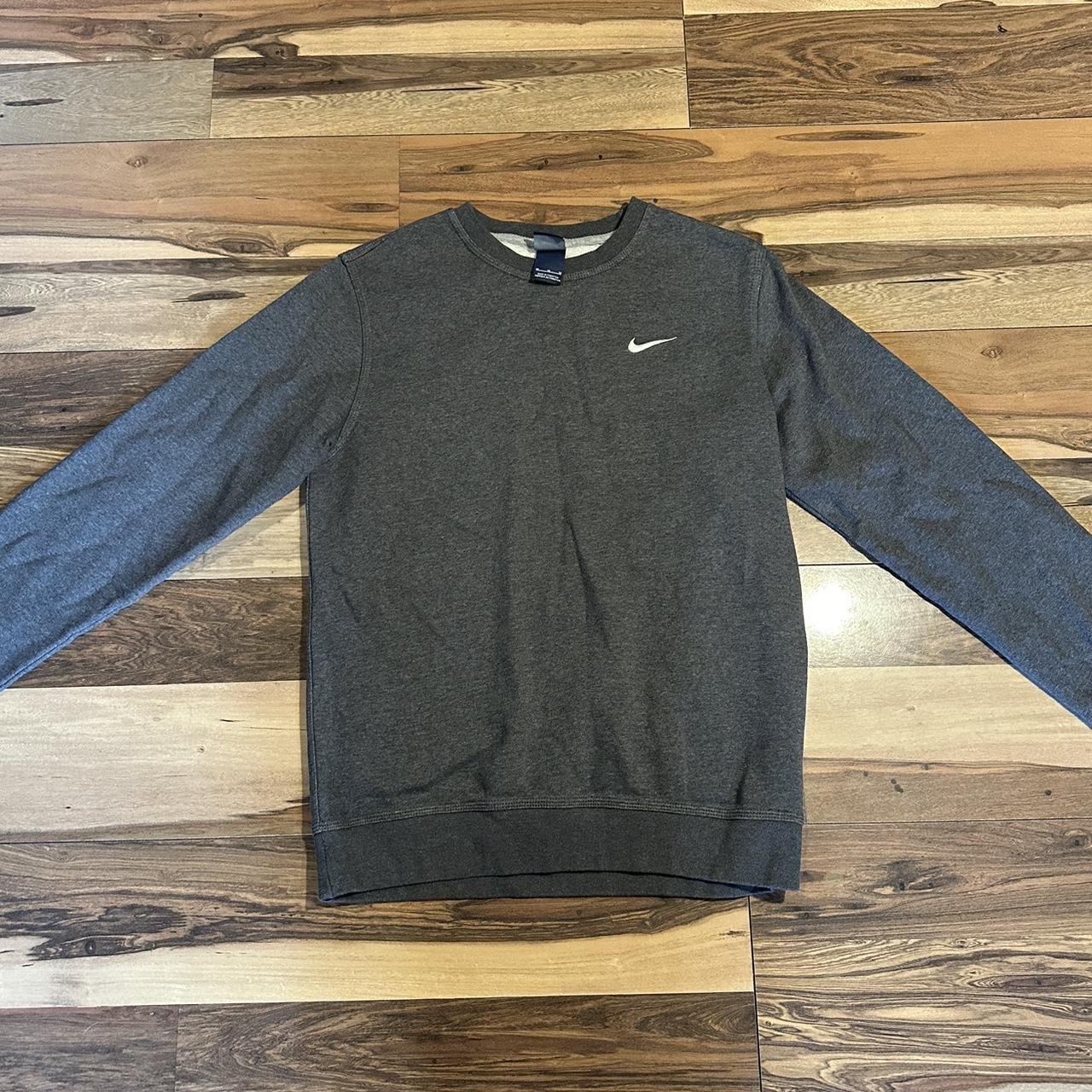 Gray Nike Crewneck -Size Medium -Excellent... - Depop